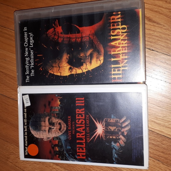cfp video | Other | Ex Rental Cut Boxes Hellraiser 3 And Inferno Vhs ...